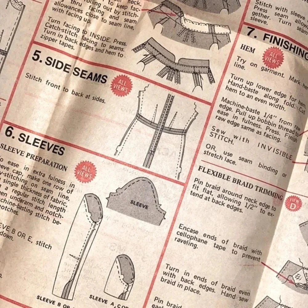 Vintage | Other | Vintage Dress Sewing Pattern | Poshmark